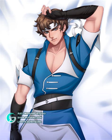 Richter Belmont Castlevania Dakimakura By Mitgard Knight On Deviantart