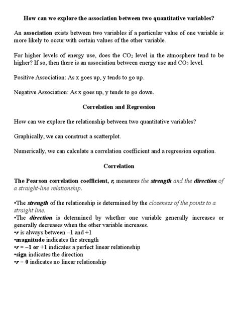 exploring the relationship between quantitative variables correlation