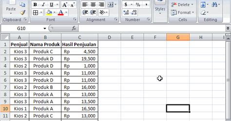 Cara Menggunakan Advanced Filter Pada Excel