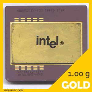 Recycle Gold From Old Computer Parts Where To Find Gold INTEL Pentium PRO