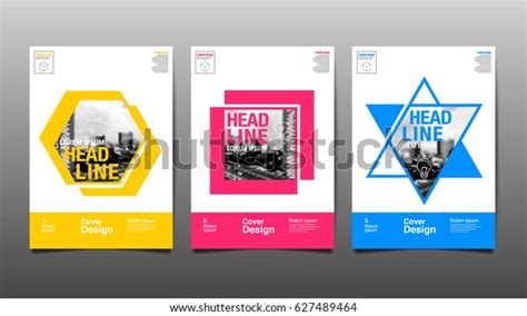 Cover Design Template Abstract Background Vector Stock Vector Royalty