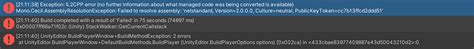 il2cpp error building for android upon upgrading to unity 2020 2 2f1