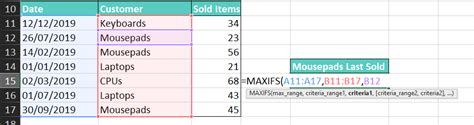 Minifs Maxifs And Averageif Formulas In Excel Quickexcel