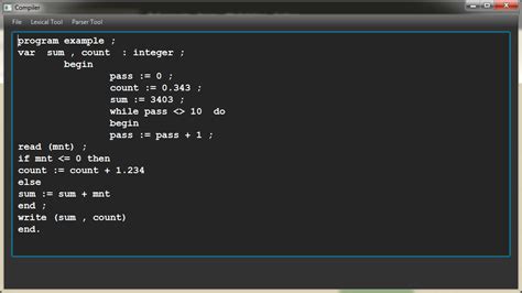 Github Bluelortcompiler Generator First Three Phases Of The Front End Compiler As Explained