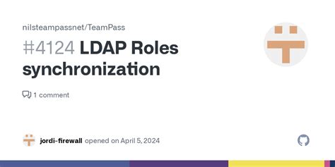 Ldap Roles Synchronization · Issue 4124 · Nilsteampassnet Teampass · Github