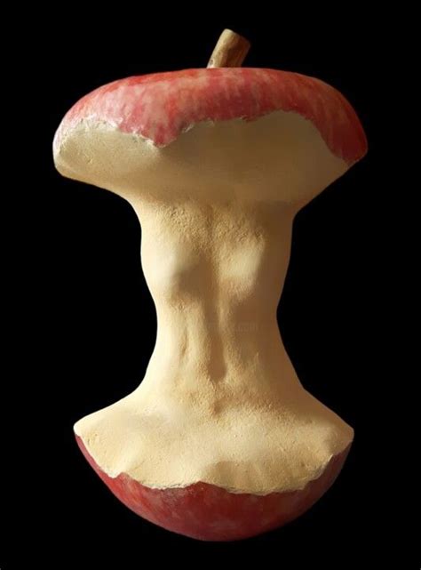 The Forbidden Fruit Eva Sculpture By Fournier Artmajeur Forbidden Fruit Funky Art Sculpture