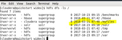 I Have Created A Directory In Hdfs But Cant See In Cloudera