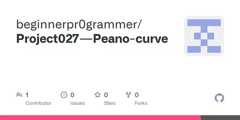 GitHub Beginnerpr0grammer Project027 Peano Curve