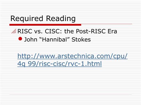 Ppt Cisc Risc And Post Risc Computers Powerpoint Presentation Free Download Id 360237