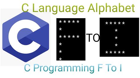 c language alphabet f to i clanguage calphabet