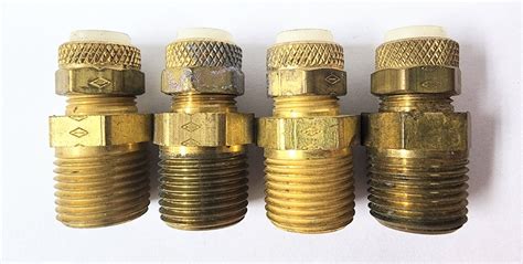 Imperial Brass Poly Flow Adapters Lot Of 4 38 Tube To 38 Npt Ebay