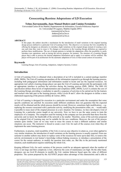 Pdf Crosscutting Runtime Adaptations Of Ld Execution