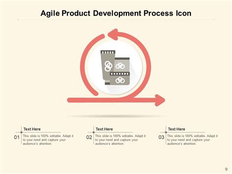 Agile Development Icon Iteration Process Stopwatch Planning Project Software PowerPoint Slides