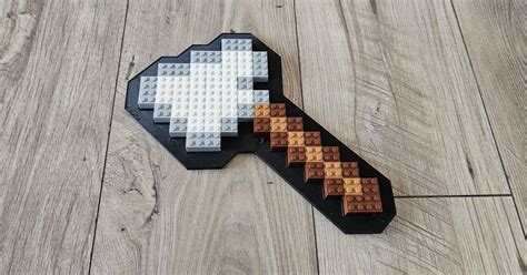 Lego Minecraft Axe Construction Template Von Dawid Ptaszyk