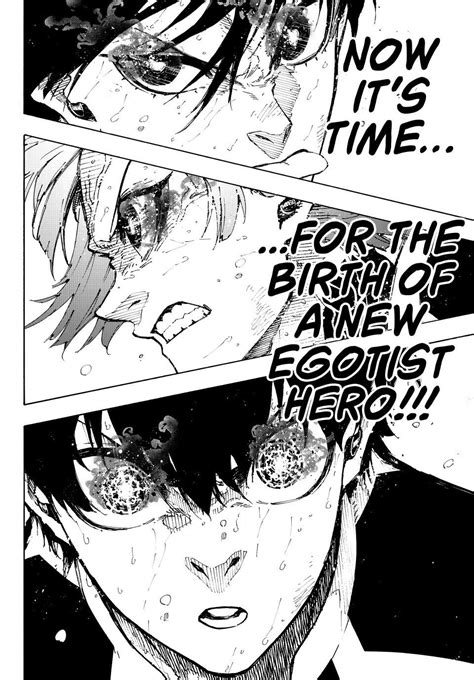 Isagi Chapter 1 Ultra Ego Manga Panel Isagi Ego Panel Blue Lock Chapter