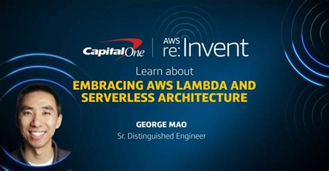Khawaja Shams On Linkedin Aws Lambda And Serverless Excellence Capital One