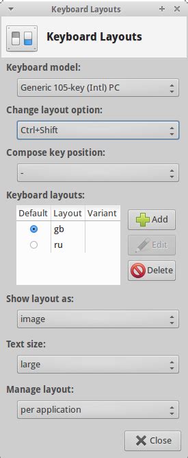 How To Configure Keyboard Layouts In Xfce Cinnamon Mate Linux Notes From Darkduck