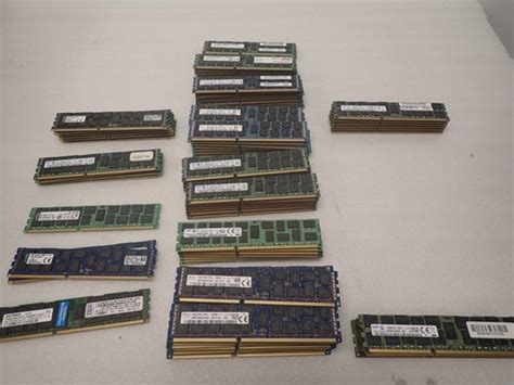 Lot Of 126 16gb Pc3 Ddr3 Server Memory Ram Mixed Brands And Speeds