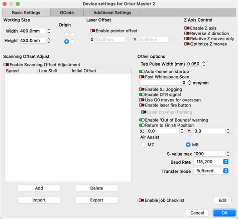 Cut Size Different From Frame Size Lightburn Software Questions