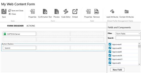 Create A Form With The Form Builder ClickDimensions Support