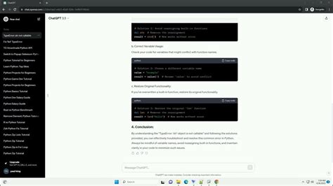 Typeerror Str Object Is Not Callable In Python Youtube