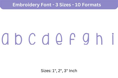 Beautiful Font Lowercase A To I · Creative Fabrica