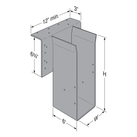 Simpson Hgltv3 Heavy Top Flange Hanger For Engineered Lumber