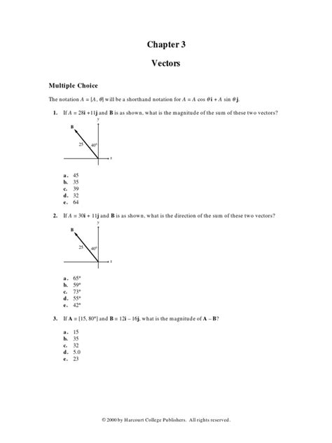 Ch 03 Pdf Euclidean Vector Force