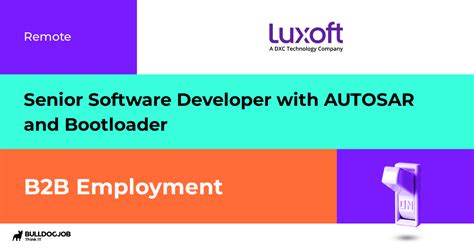 Senior Software Developer With Autosar Classic Remote Luxoft Poland