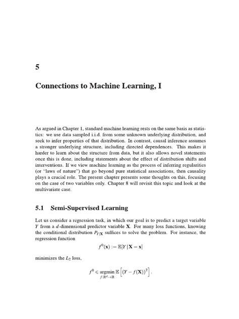 Elements Of Causal Inference 5 Connections To Machine Learning I Pdf