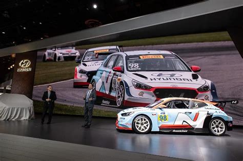 현대차 고성능 벨로스터 N Tcr 디트로이트서 세계 최초 공개 아주경제