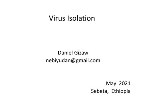 Virus Isolation Ii Pdf