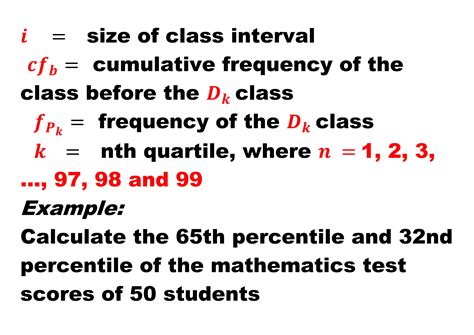 Illustrate Measure Of Position Percentile Docx Educational