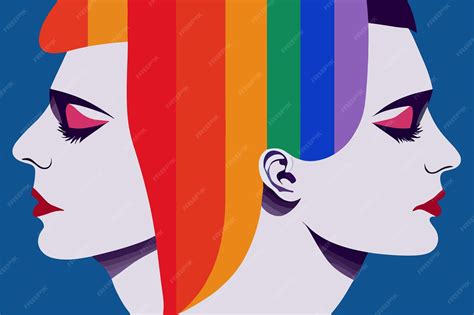 Premium Vector Girls Tolerance Illustration Support Lgbtq Community