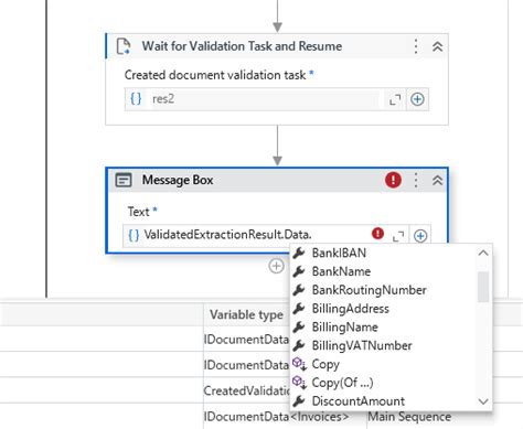 Write The Validated Extraction Result To Excel After Wait For Validation Task And Resume