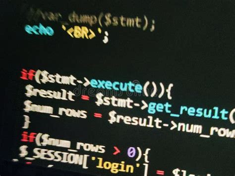 Coding Programming Source Code Screen Abstract Technology Background