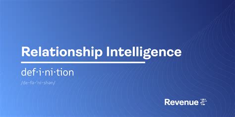 Definition What Is Relationship Intelligence
