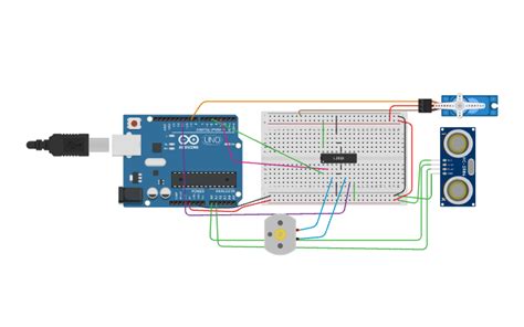 Circuit Design Robotic Arm Project 1 Tinkercad