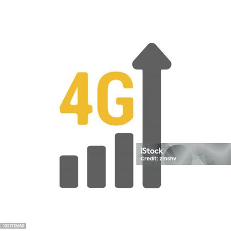 플랫 4 G 그림 Gsm 신호 강도 표시기 0명에 대한 스톡 벡터 아트 및 기타 이미지 0명 4g 데이터 Istock