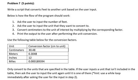 Solved Problem 7 5 Points Write A Script That Converts
