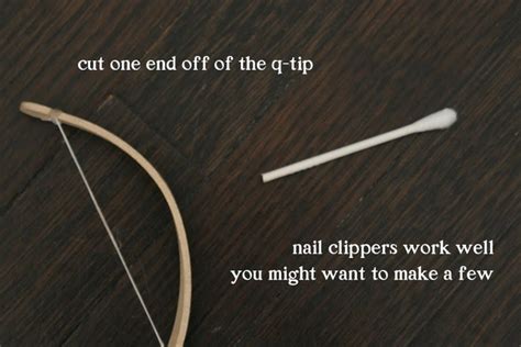 How To Make A Tiny Bow And Arrow