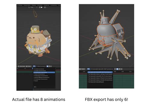 Not All Animations Exporting Into Fbx How To Assign Appended Animations To Armature R