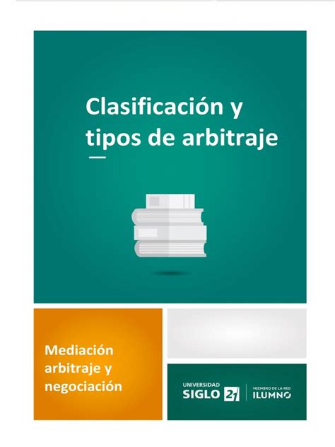 2clasificación Y Tipos De Arbitraje Pdf Arbitraje Jurisdicción