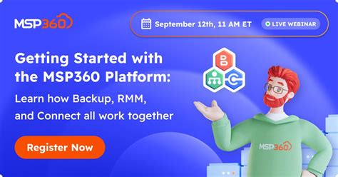 Register For Our Webinar On Msp360 Platform Msp360 Backup Posted On The Topic Linkedin