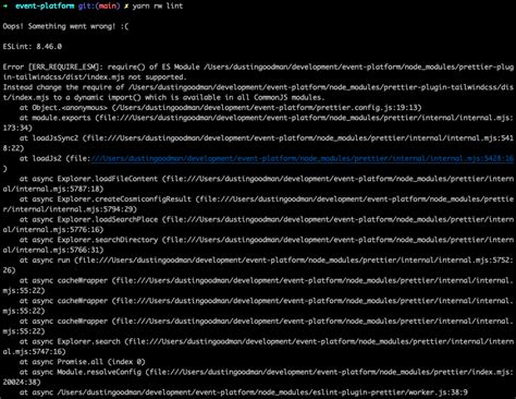Bug Tailwind Setup Fails Due To Latest Dep Requiring Prettier V3