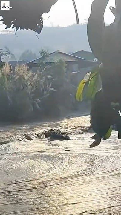 ဖားကန့်မြို့နယ် နမ့်‌မှော်ကျေးရွာတွင် မြေစာပုံနွံကန် ပေါက်ပြီး ကျေးရွာအတွင်းပြည်သူများပိတ်မိနေ