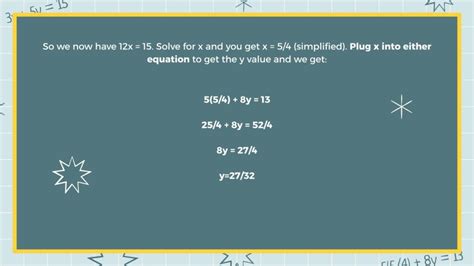 How To Solve A System Of Equations Using Elimination