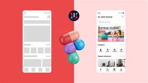 Designing A Modern Fitness App Homepage Ui With Figma Step By Step Tutorial Uiux Tutorial