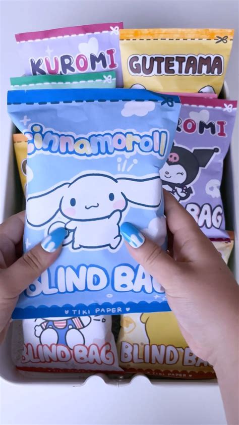 Cinnamoroll Blind Bag Blindbag Papersquishy Papercraft Cinnamoroll Shorts In