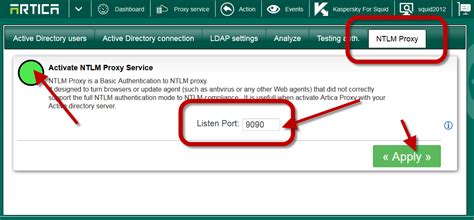 Allow Non Ntlm Users Artica Proxy